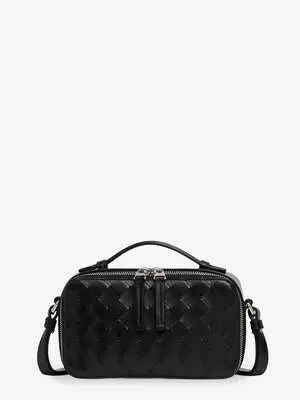 Bottega Veneta Leather Clutch Bag With Intrecciato Motif - Multicolor