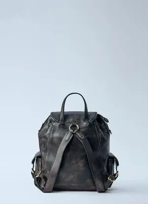 Miu Miu Leather Backpack - Multicolor