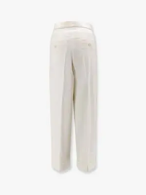 Max Mara Virgin Wool Wide Leg Trousers