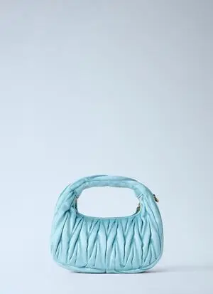 Miu Miu Wander Matelassé Satin Mini Bag