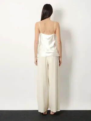 Max Mara Silk Trousers - Cream