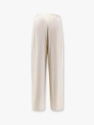 Max Mara Silk Trousers - Cream