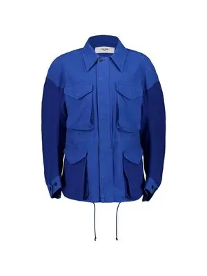 Celine Cotton Parka Coat - Multicolor