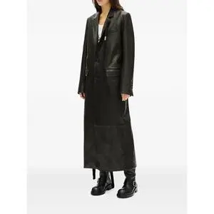 ANN DEMEULEMEESTER Leather Coat