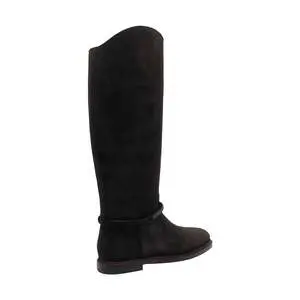 Brunello Cucinelli Suede Boots With Precious Strap