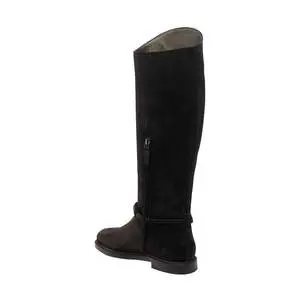 Brunello Cucinelli Suede Boots With Precious Strap