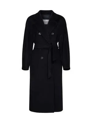 Max Mara MAX MARA 101801 Icon Madame Belted Coat Multicolor