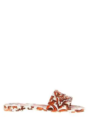 Dolce & Gabbana Bianca' Slides - Orange