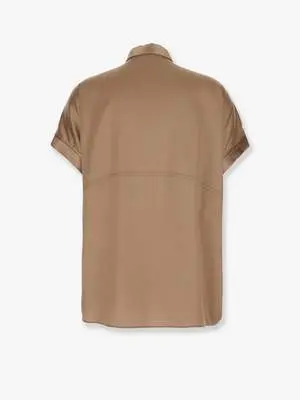 Brunello Cucinelli Silk Blend Blouse - Multicolor