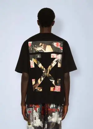 Off-White Paint Arrow Skate Logo T-shirt