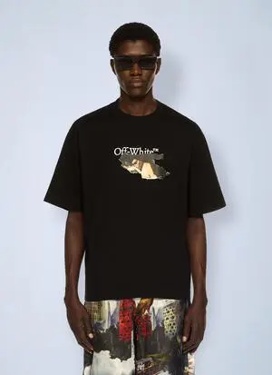 Off-White Paint Arrow Skate Logo T-shirt - Black
