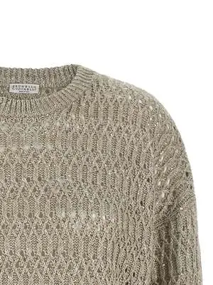 Brunello Cucinelli Dazzling Braids' Sweater