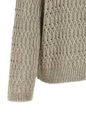 Brunello Cucinelli Dazzling Braids' Sweater