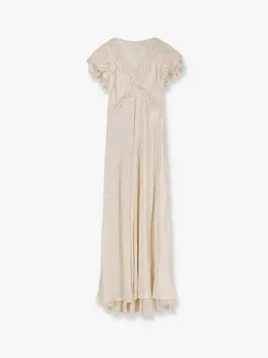 Alberta Ferretti Viscose Long Dress - Multicolor