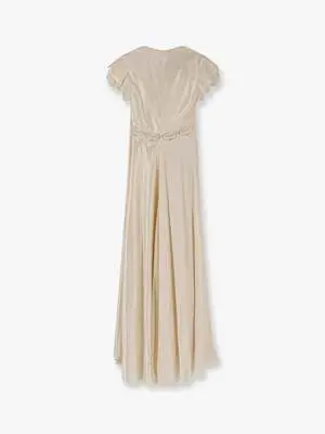 Alberta Ferretti Viscose Long Dress