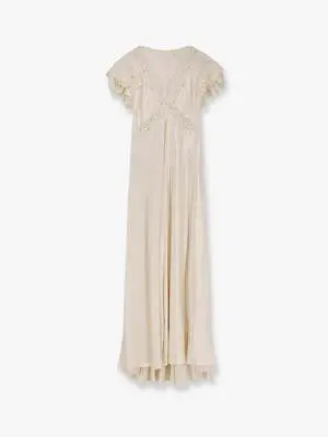 Alberta Ferretti Short Sleeve Evening Dresses