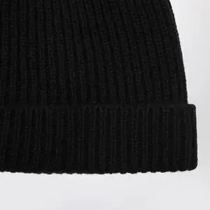 Rick Owens Ribbed Cashmere Blend Beanie