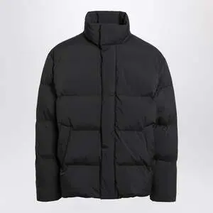 Saint Laurent Quilted High-neck Jacket - Black