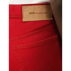 AMI Paris Denim Wide-leg Jeans