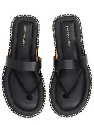 Dries Van Noten Leather Sandal