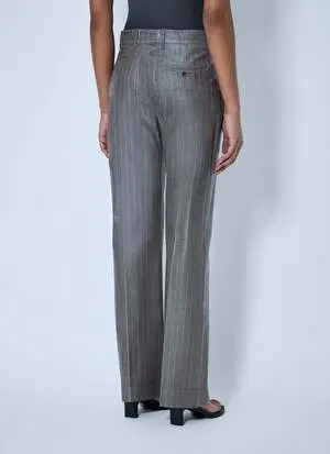 Acne Studios Coated Pinstripe Trousers