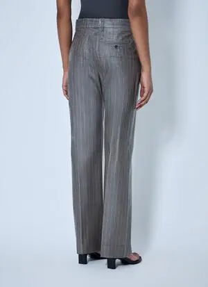 Acne Studios Coated Pinstripe Trousers
