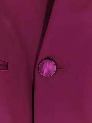 Alberta Ferretti Satin Double-breasted Blazer