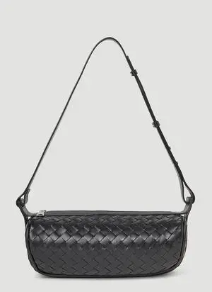 Bottega Veneta Cannolo Crossbody Bag - Black