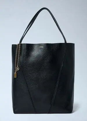 Chloé Large Spin Tote Bag - Black