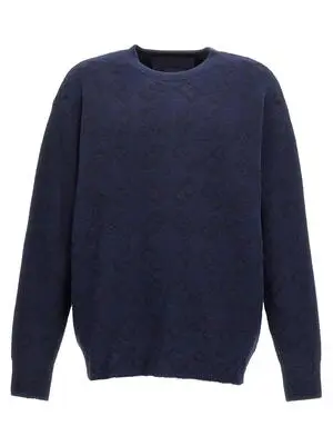 Givenchy Logo Embroidery Sweater - Blue