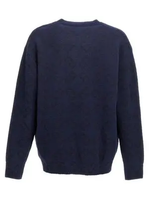 Givenchy Logo Embroidery Sweater - Blue
