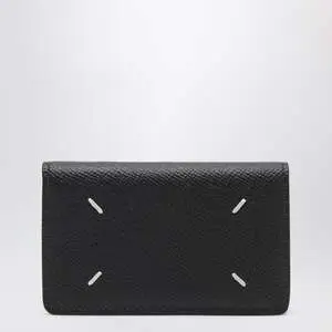 MAISON MARGIELA Leather Card Holder - Black