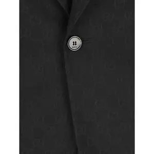 Gucci Gg Patterned Single-button Blazer