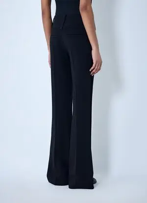 Sportmax High-waisted Flared Trousers