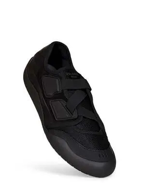 Prada Leather And Mesh Speedrock Sneakers - Multicolor
