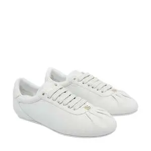 Dolce & Gabbana Leather Soft Ballet Sneakers - White