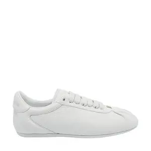 Dolce & Gabbana Leather Soft Ballet Sneakers - White
