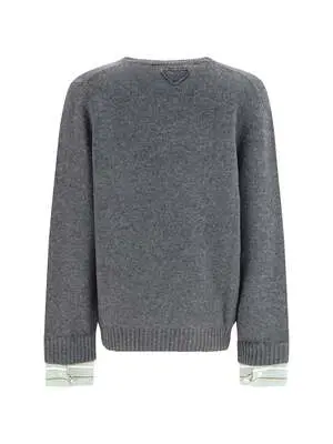Prada Crewneck Wool Sweater