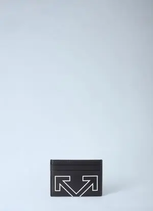 Off-White Heritage Card Holder - Black