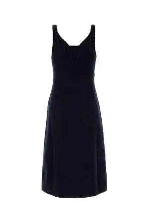 Miu Miu Navy Wool Dress