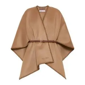 Max Mara Colomba Cape - Brown