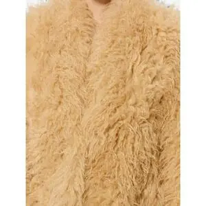 Isabel Marant Étoile Single-breasted Faux-fur Coat - Cream