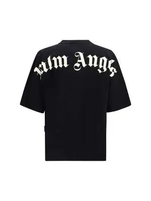Palm Angels Classic T-shirt With Oversized Back Logo