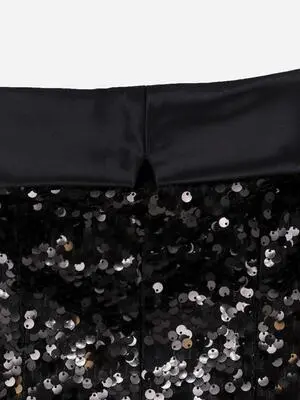 Alberta Ferretti Sequined A-line Dress - Multicolor