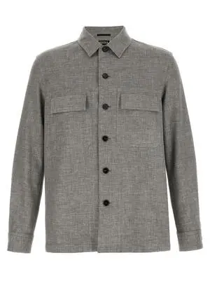 Zegna Crossover' Overshirt - Cream