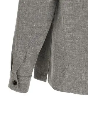 Zegna Crossover' Overshirt - Cream