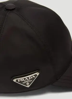 Prada Nylon Baseball Cap - Black