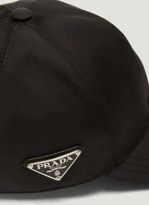 Prada Nylon Baseball Cap - Black