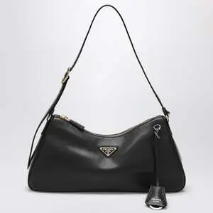 Prada Aimee Shoulder Bag In Nappa Leather - Black