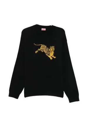 Kenzo Jumping Tiger Crewneck Sweater - Multicolor